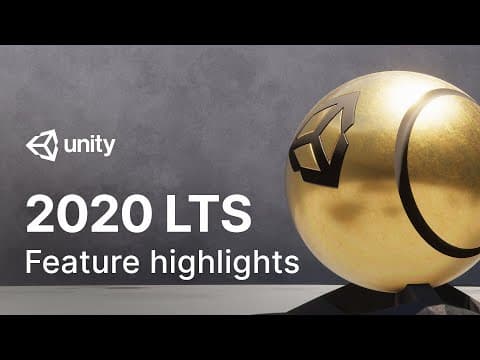 Unity 2020 LTS | Optimized coding workflows | Unity