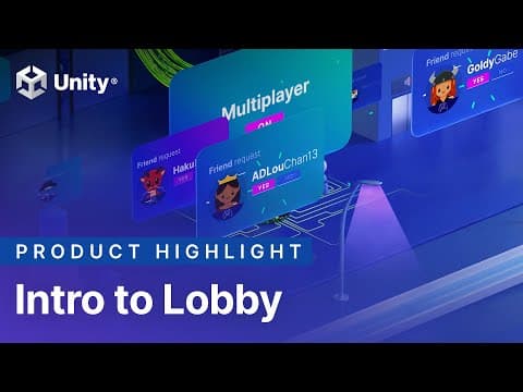 Lobby: Private Video Game Room Creator Software | Unity