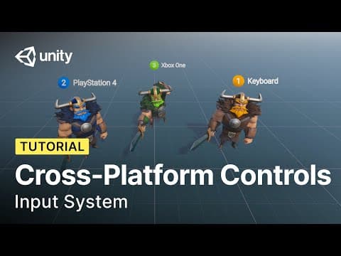 Unity Input System Easier workflows for multiplatform projects | Cross ...